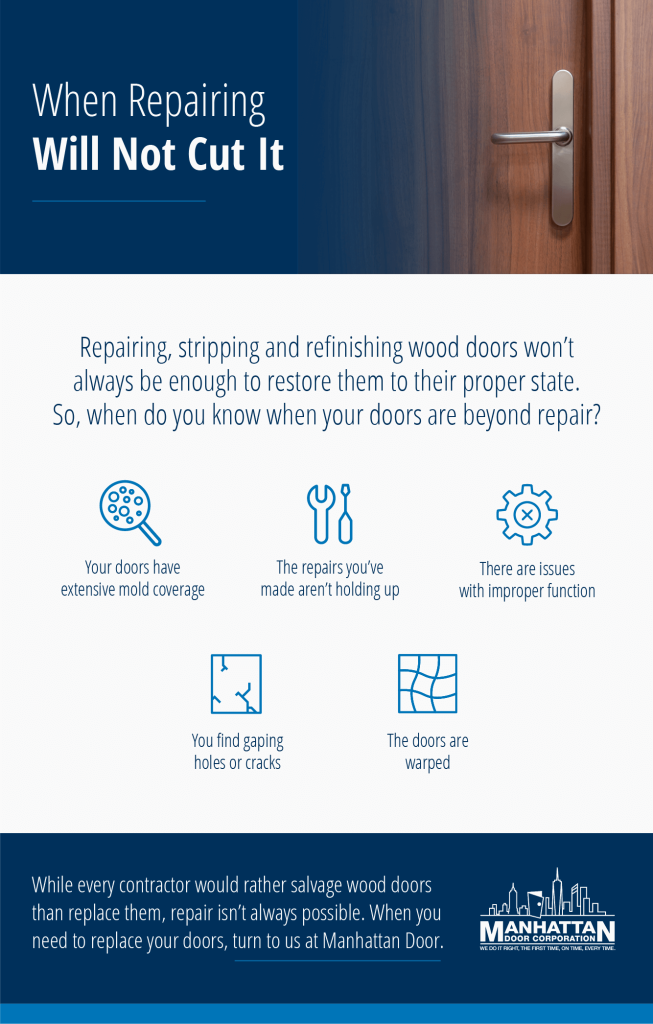 Tips for How to Restore a Damaged Wood Door | Manhattan Door